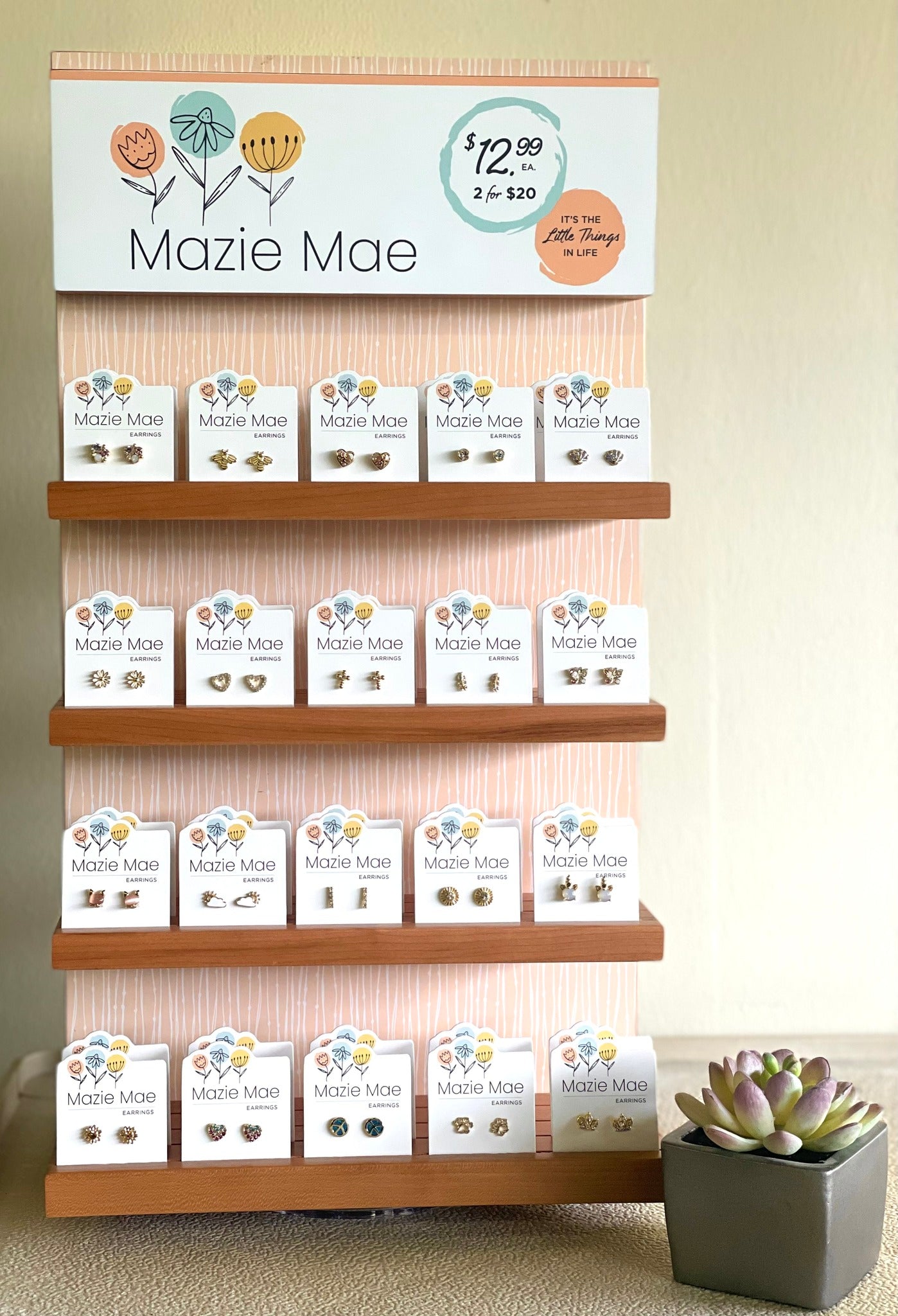 Mazie Mae Earrings – The Teal Turtle Boutique